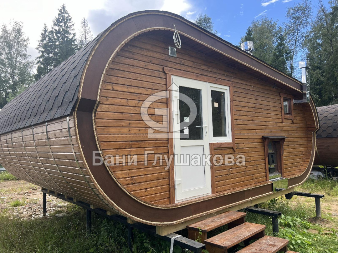 Баня «Танк» 6х6 с санузлом с печью и отделкой под ключ, цена от руб. в ...