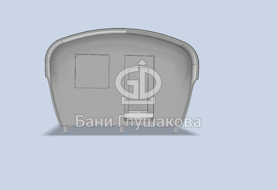 Баня «Танк Сказка» 4,5х6 с печью и отделкой под ключ, цена от руб. в Москве